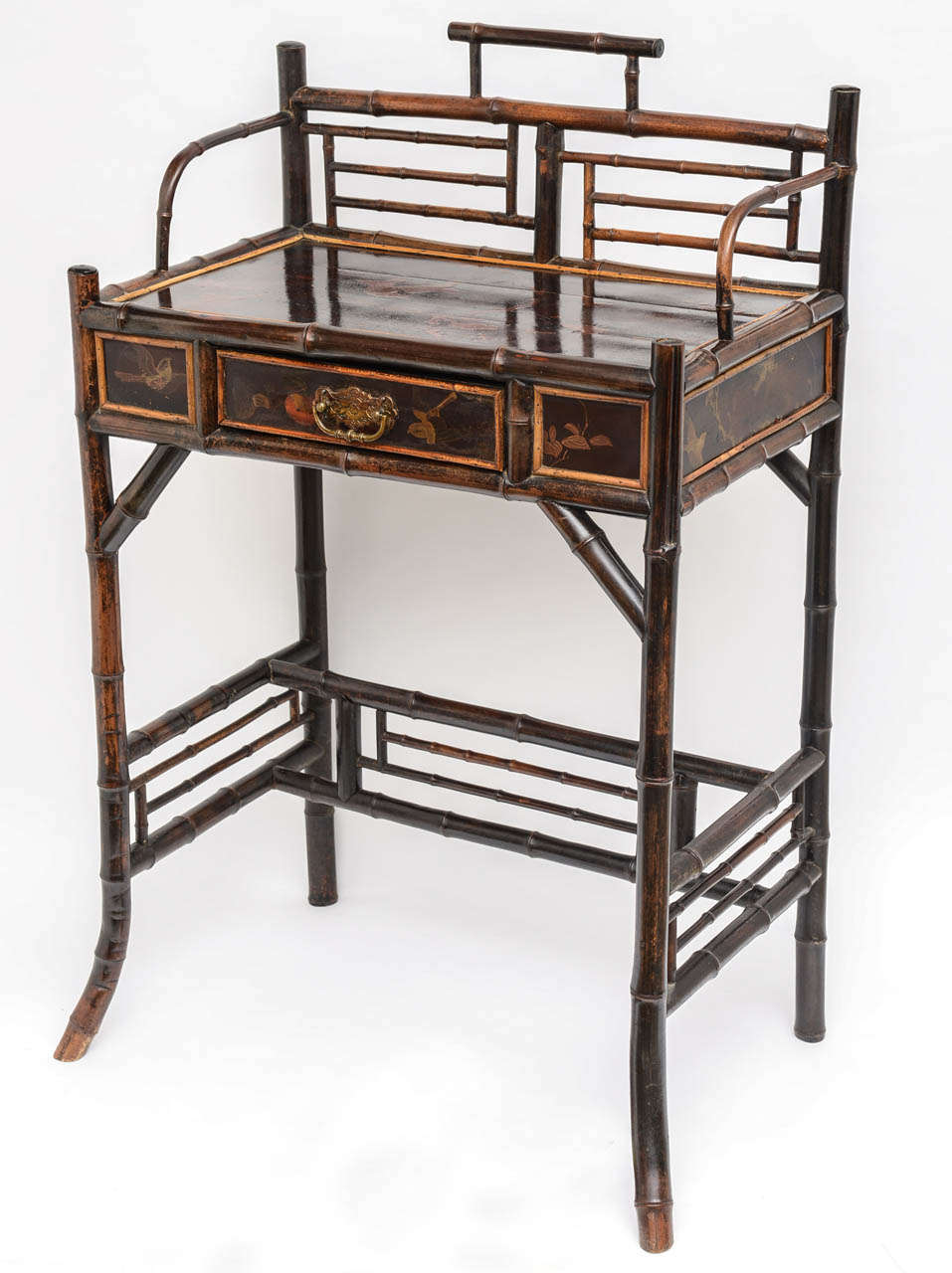 19th c. English Bamboo Desk at 1stDibs