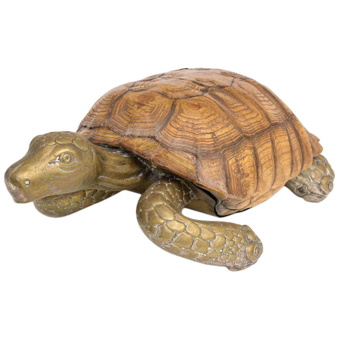 Large Vintage Turtle - Style of Bustamante For Sale at 1stDibs