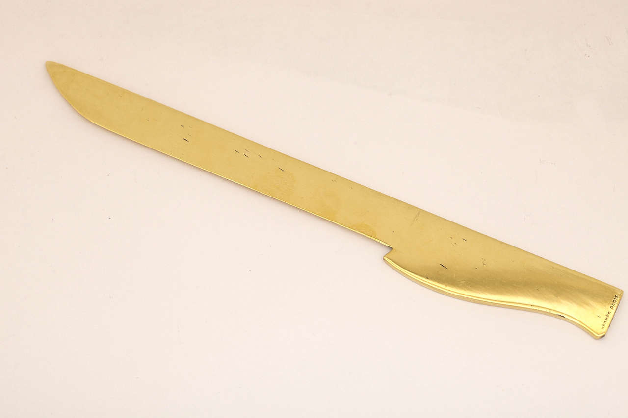 Hermes Brass Ruler Letter Opener at 1stDibs | hermes letter opener ...