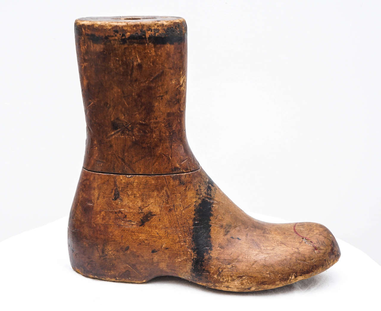 Old Wooden Foot or Boot Form For Sale at 1stDibs | olde wooden boot ...
