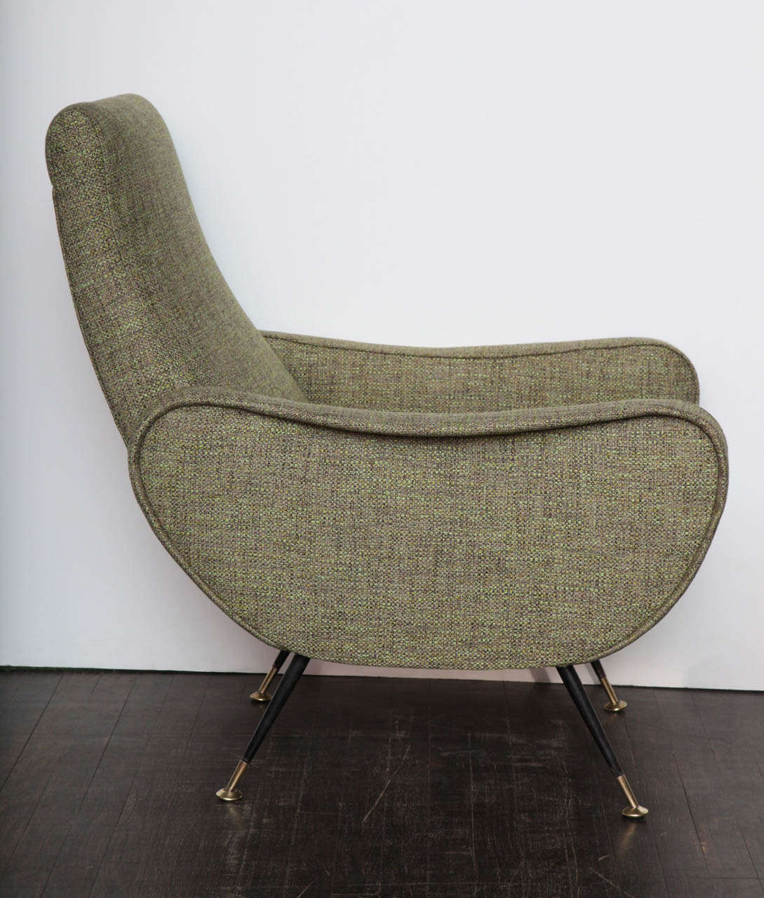 Great Pair of Italian Lounge Chairs at 1stDibs