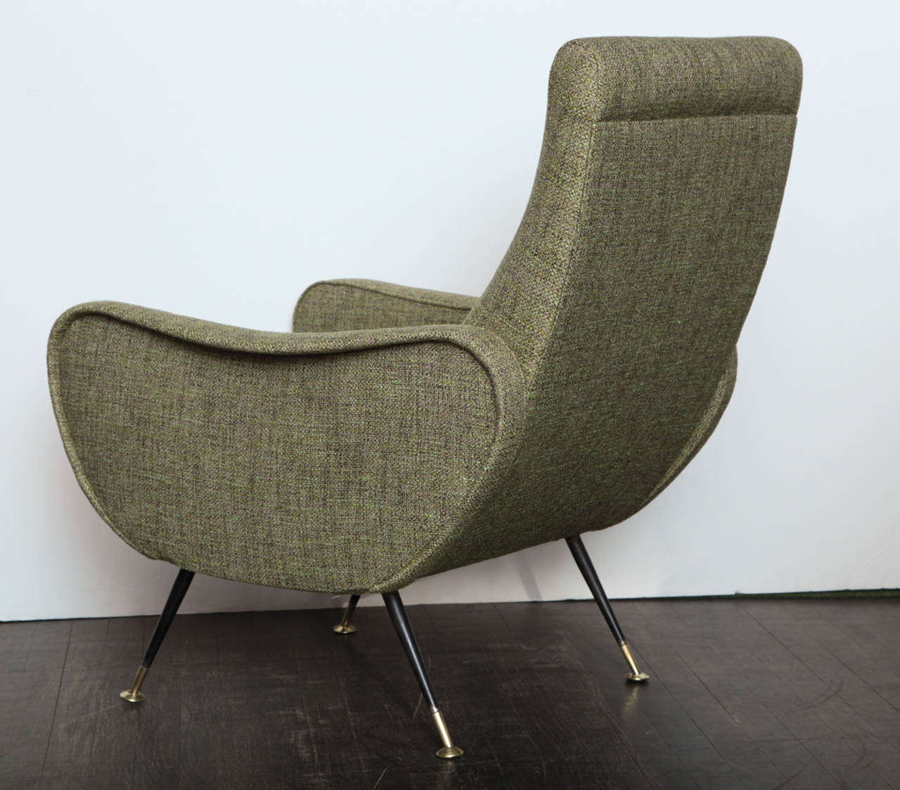 Great Pair of Italian Lounge Chairs at 1stDibs