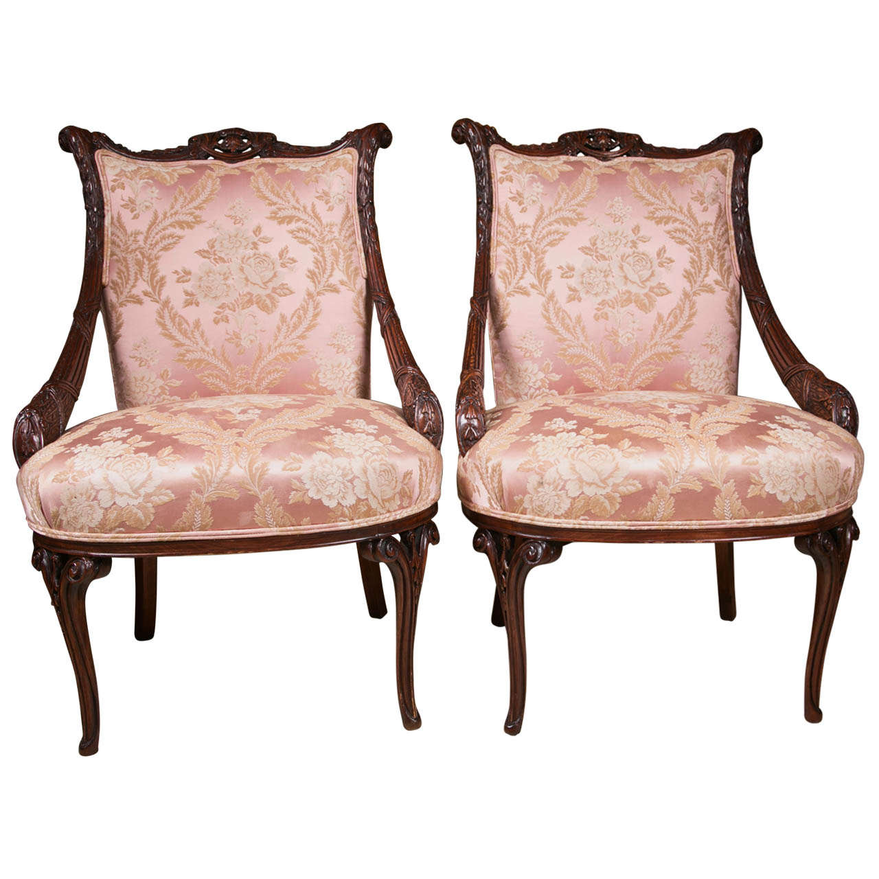 "Hollywood" Regency Arm Chair For Sale at 1stDibs