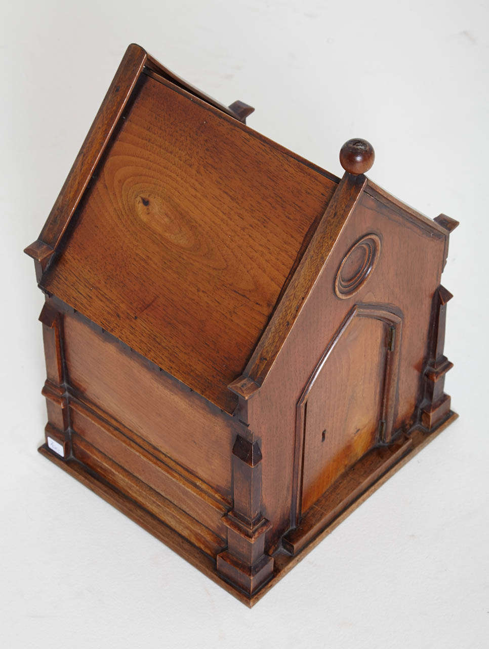 Miniature Church in Walnut, 19th Century France For Sale at 1stDibs
