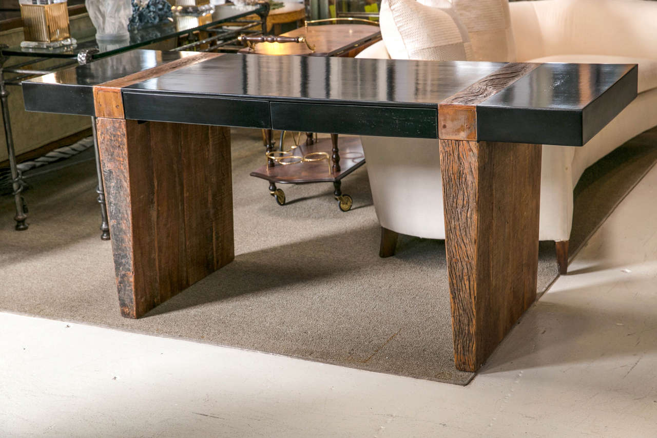 Ebonized Wood Desk at 1stDibs