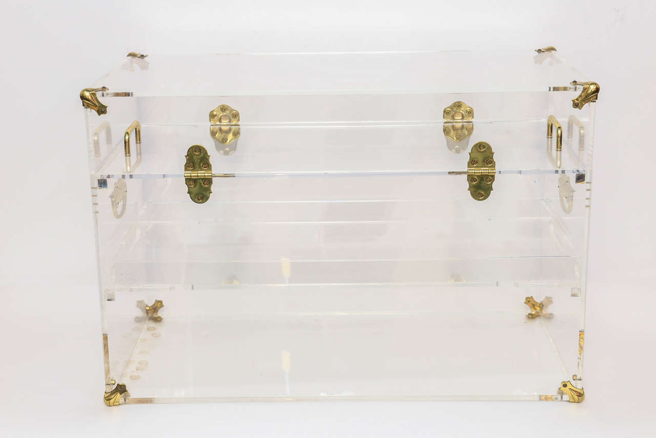 Lucite Trunk at 1stDibs