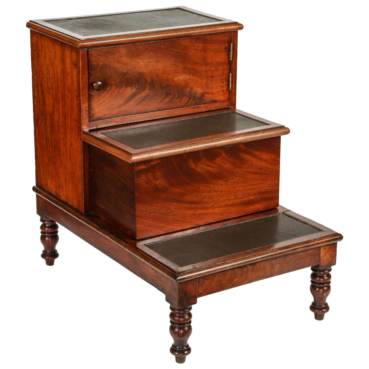 Georgian Mahogany Bed Step, 19th Century at 1stDibs