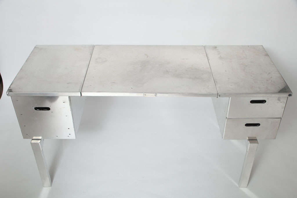 Rare WWII Steel Army Field Desk at 1stDibs | ww2 field desk for sale ...
