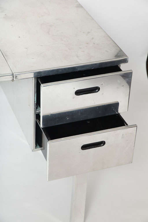 Rare WWII Steel Army Field Desk at 1stDibs | ww2 field desk for sale ...