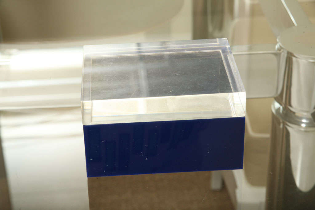 Italian Vintage Alessandro Albrizzi Two Part Lucite Box at 1stDibs ...