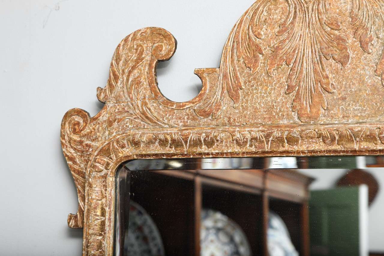 George I Carved Gesso Gilt Mirror at 1stDibs | gilt gesso, gesso mirror