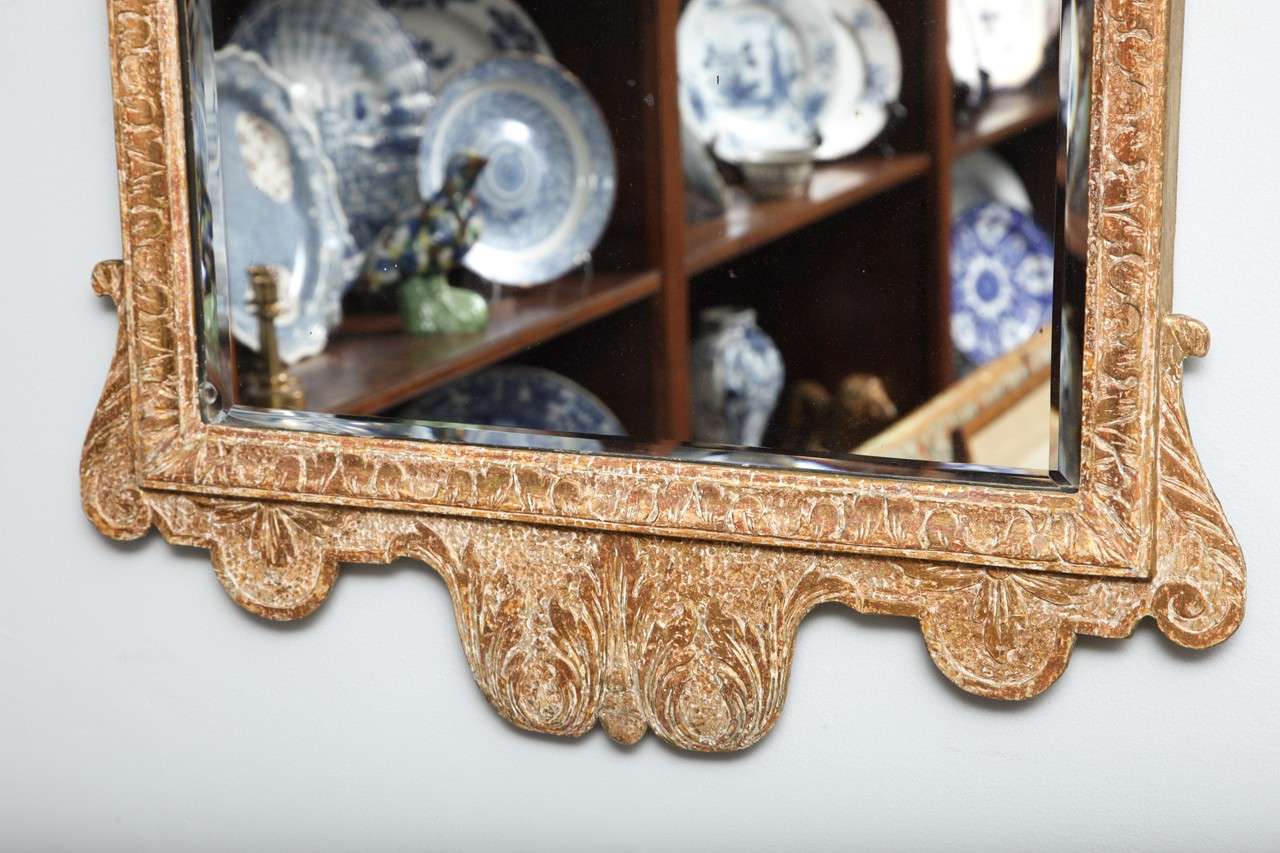 George I Carved Gesso Gilt Mirror at 1stDibs | gilt gesso, gesso mirror