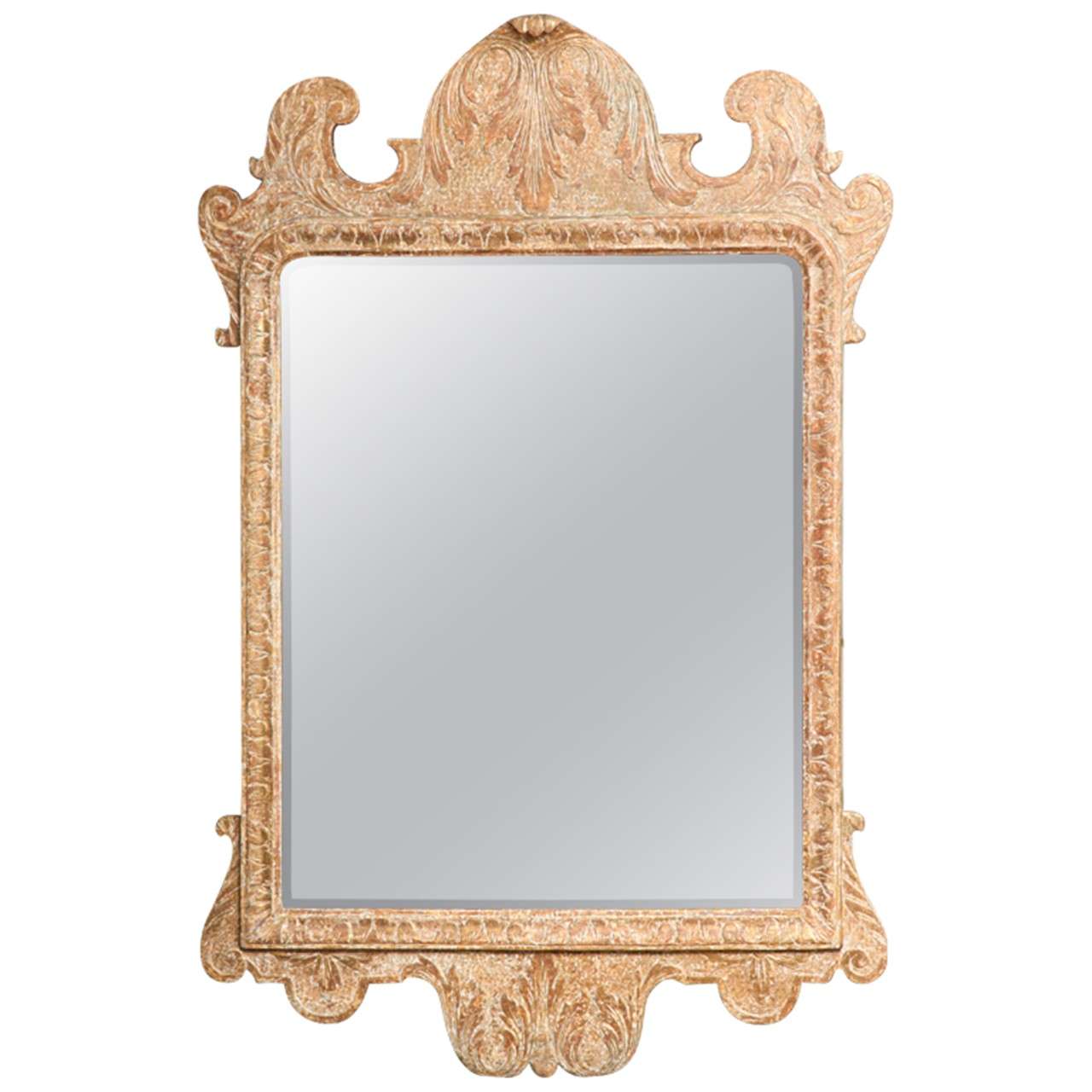 George I Carved Gesso Gilt Mirror at 1stDibs | gilt gesso, gesso mirror