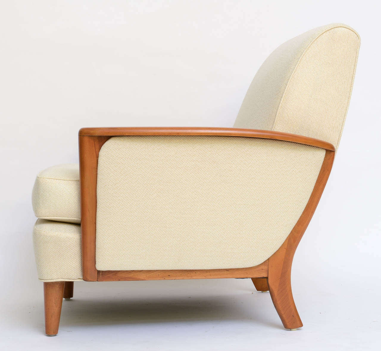 1941 Streamline Modern Lounge Chair by Heywood Wakefield at 1stDibs