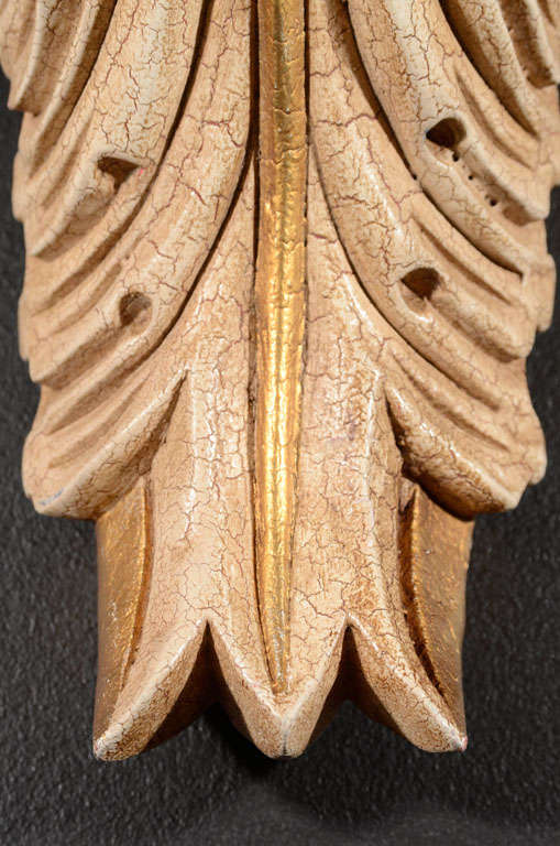 Pair of Architectural Baroque Style Corbels with Hand-Carved Design at ...