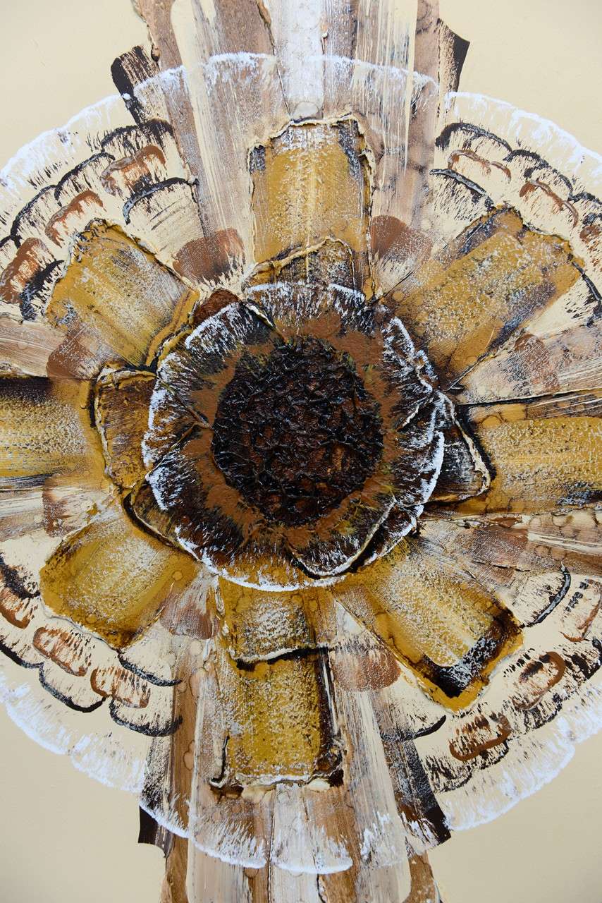 Vintage Abstract Oil Painting Signed by Franck Walcutt For Sale at ...