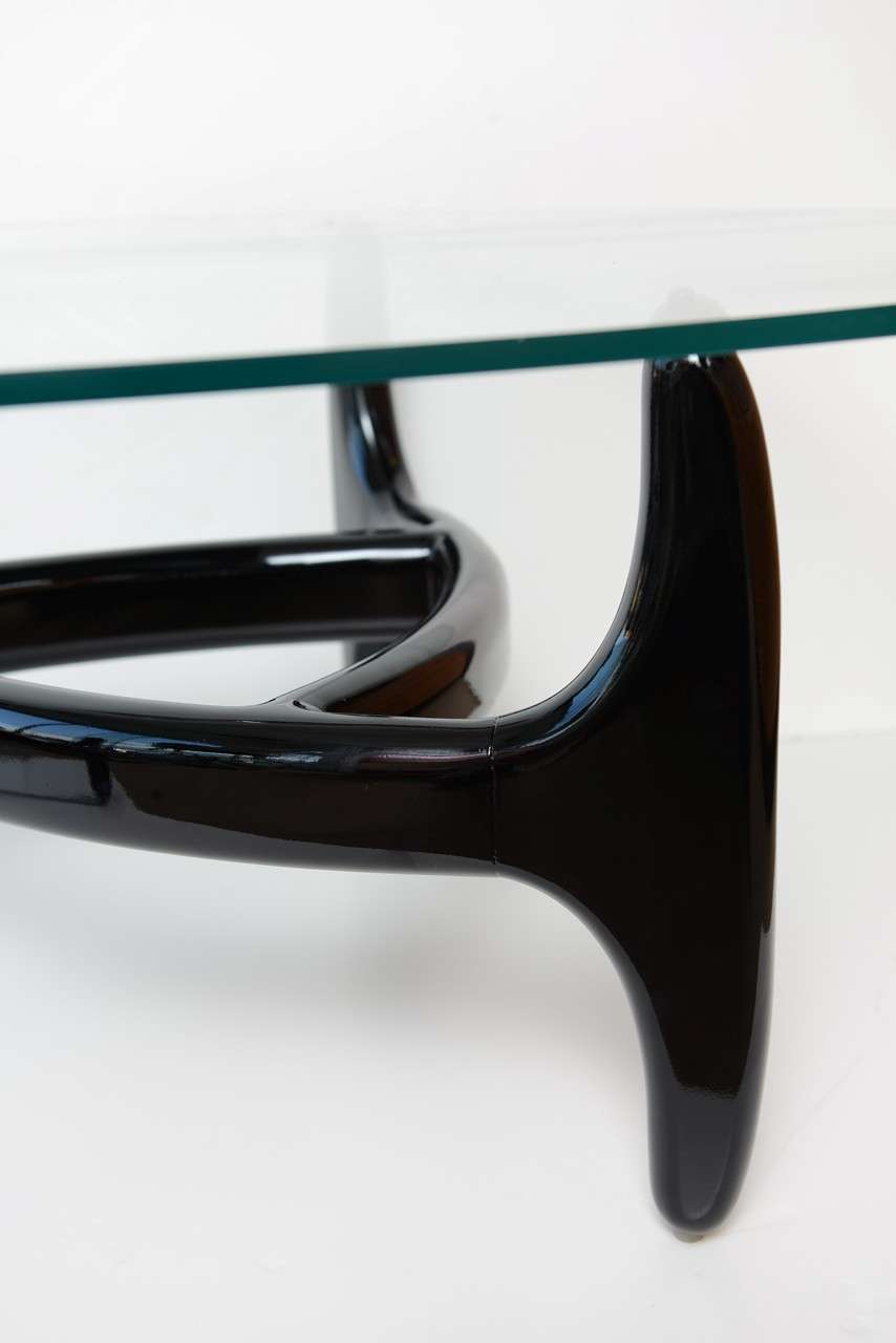 Designer Architectural Kidney Shaped Coffee Table at 1stDibs