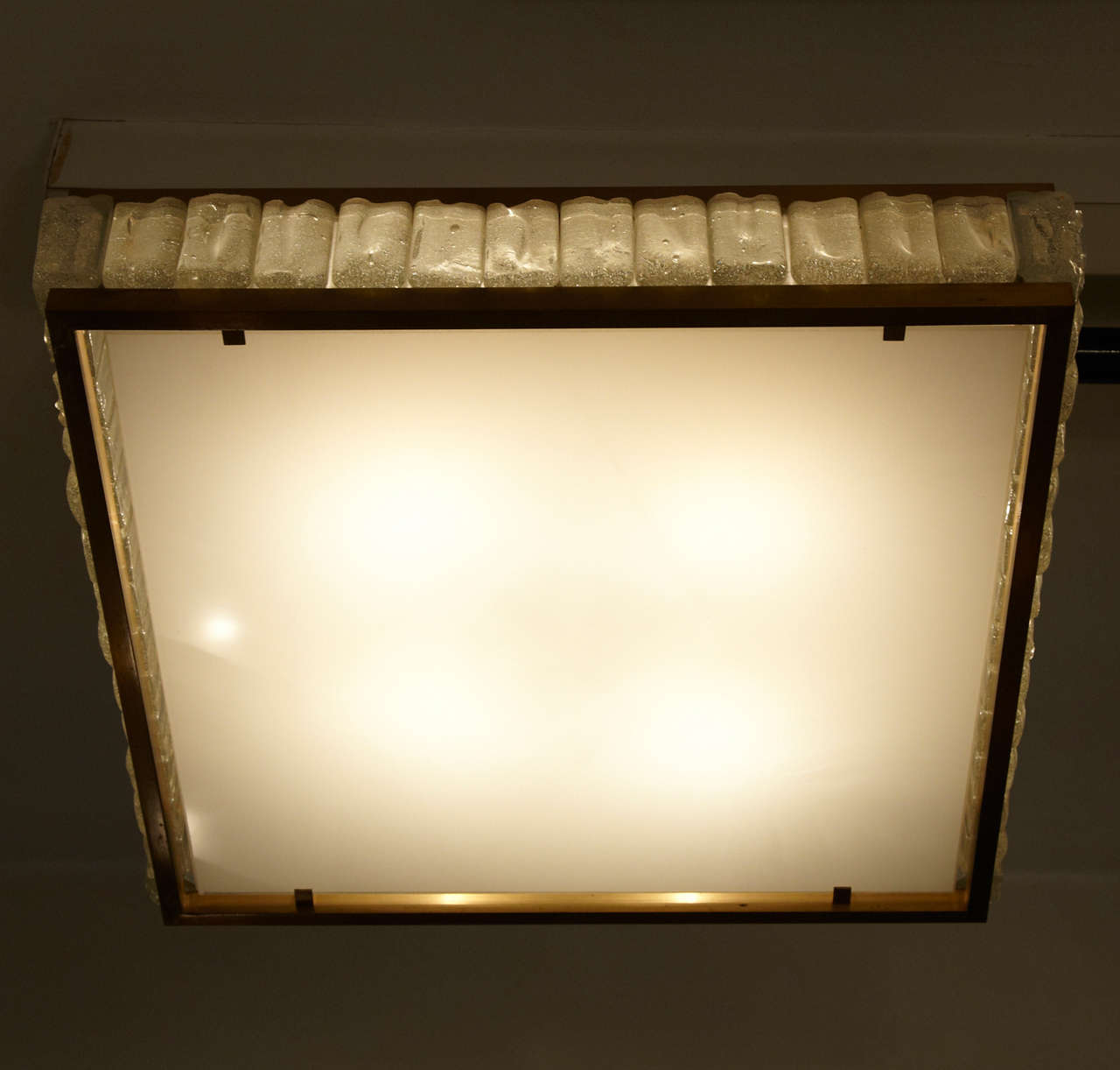 Pair of ceiling lights by Jean Perzel For Sale at 1stDibs