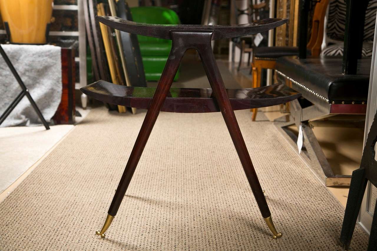 Pair of Mid Century Modern Sofa Tables For Sale at 1stDibs