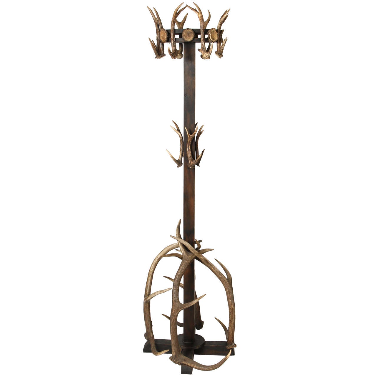 Antler Coat Rack at 1stDibs | deer antler coat rack, deer antler coat ...