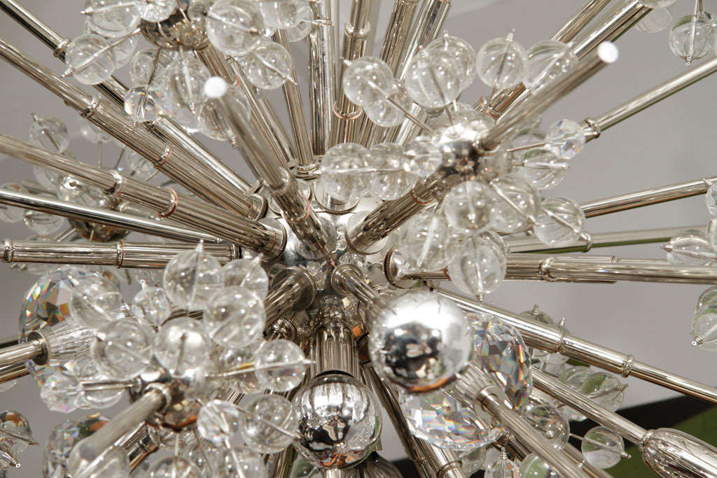 Large Custom Handmade Crystal Sputnik For Sale at 1stDibs