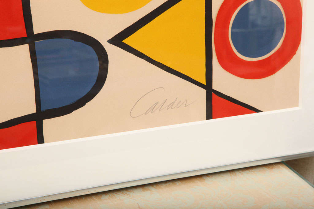 Alexander Calder Signed Serigraph Print at 1stDibs