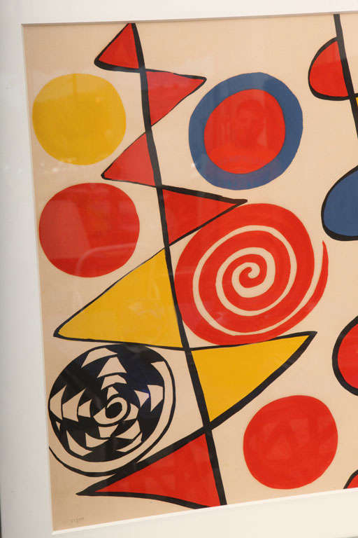 Alexander Calder Signed Serigraph Print at 1stDibs