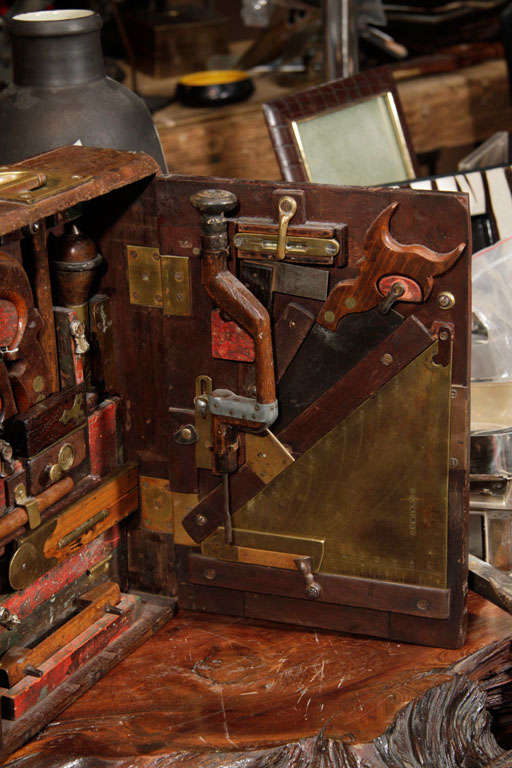 Rare 19th Century Fitted Tool Box at 1stDibs | century tool box