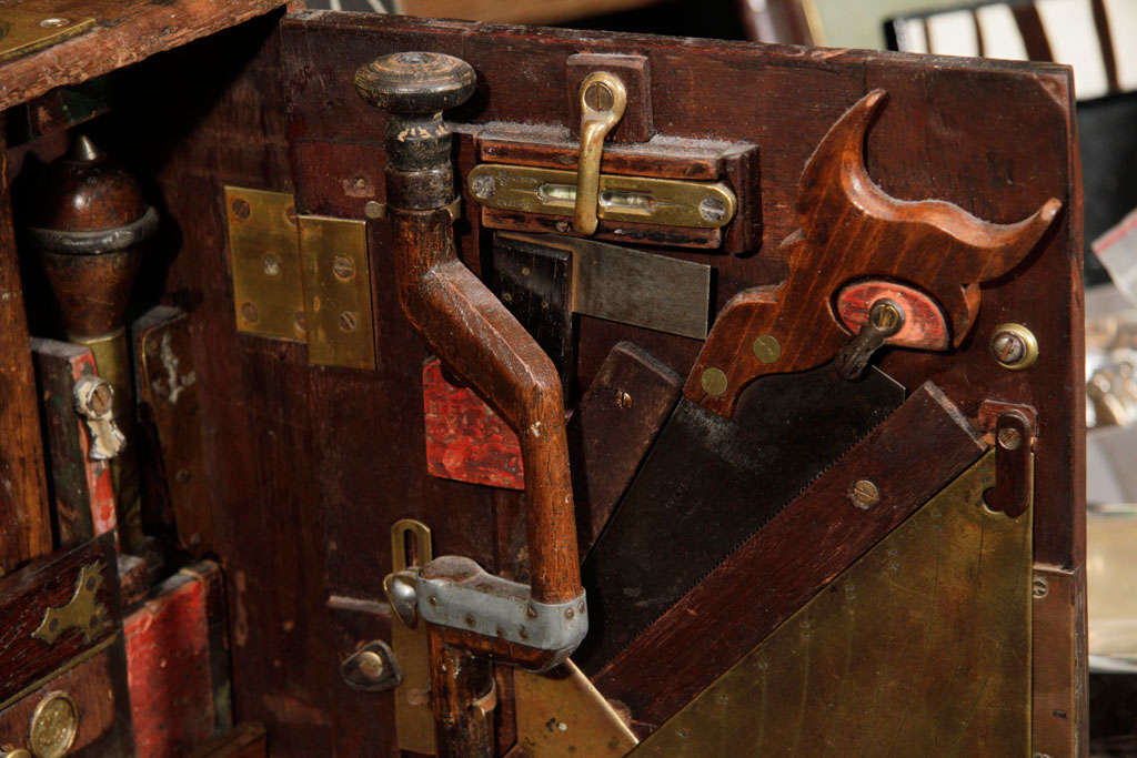 Rare 19th Century Fitted Tool Box at 1stDibs | century tool box
