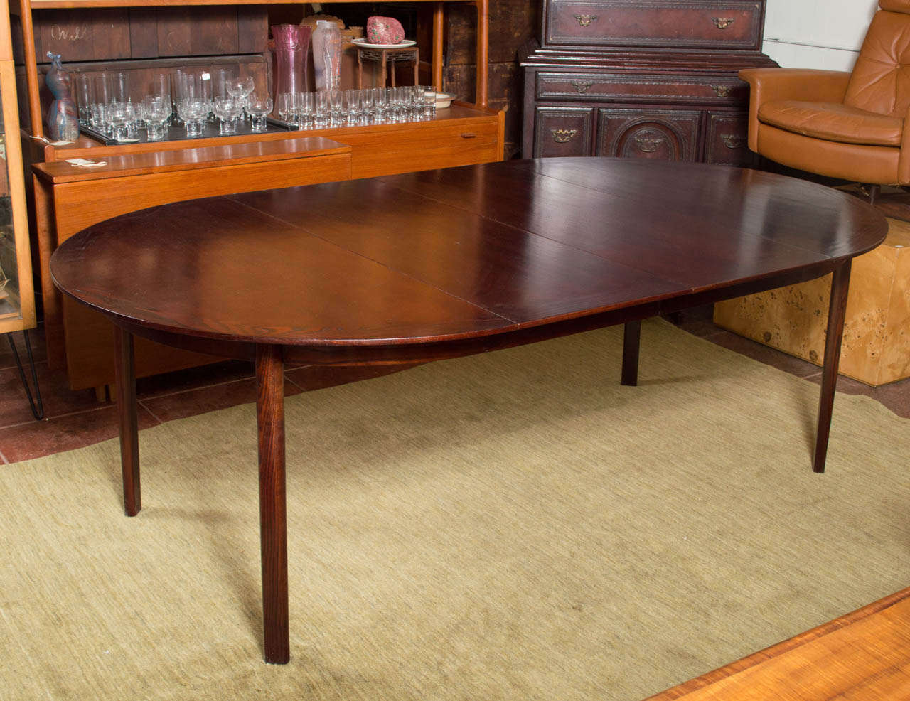 Large Dunbar Dining Table with Two Leaves ***Saturday Sale*** at 1stDibs