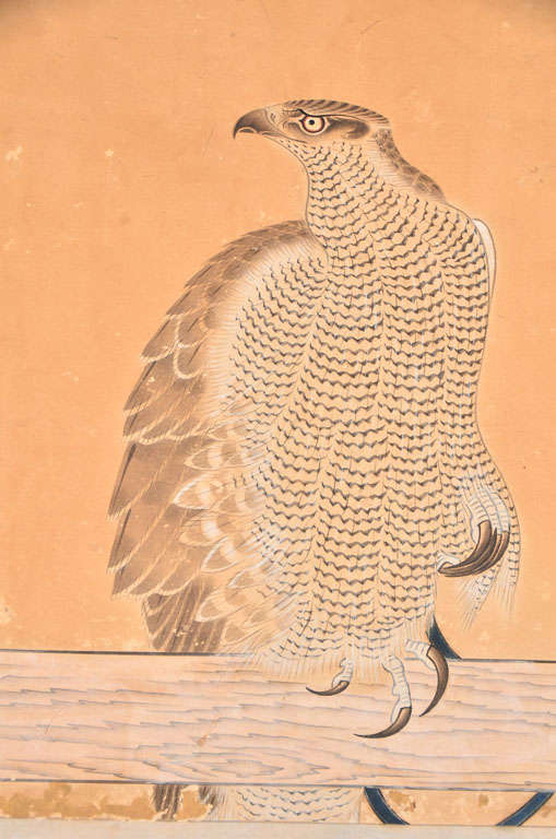 Pr. of Japanese Hawk Screen at 1stDibs