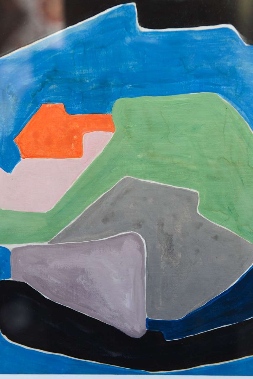 Pair of Abstract Paintings For Sale at 1stDibs