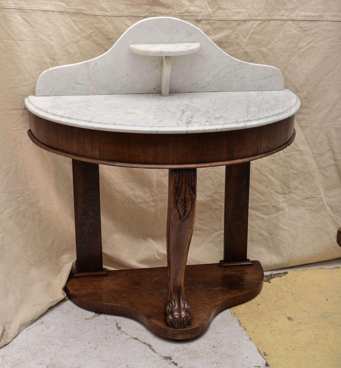 English William IV Demi Lune Marble Top Washstand For Sale at 1stDibs ...