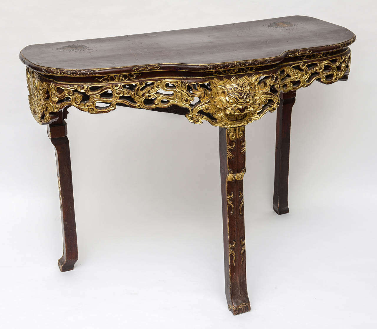 Three-Legged Hand-Carved Chinese Console For Sale at 1stDibs | three ...