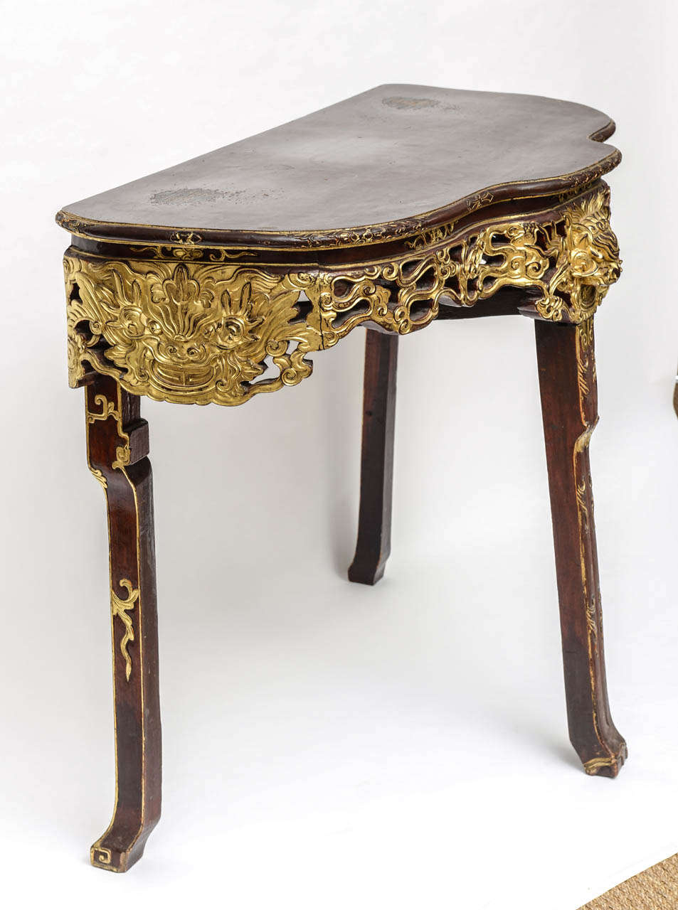Three-Legged Hand-Carved Chinese Console For Sale at 1stDibs | three ...
