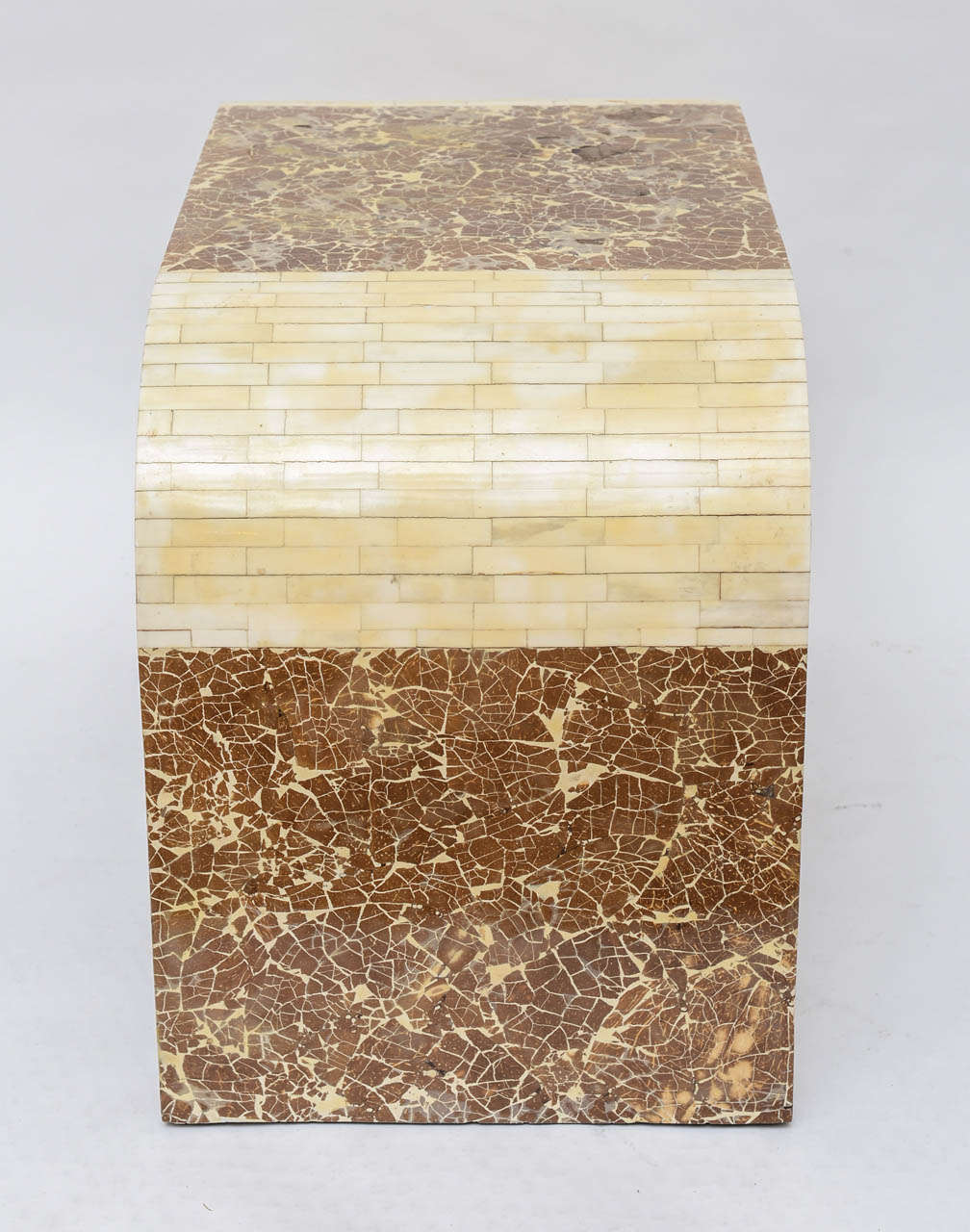 Mid-Century Modern Coconut and Bone Stool For Sale at 1stDibs | coconut ...