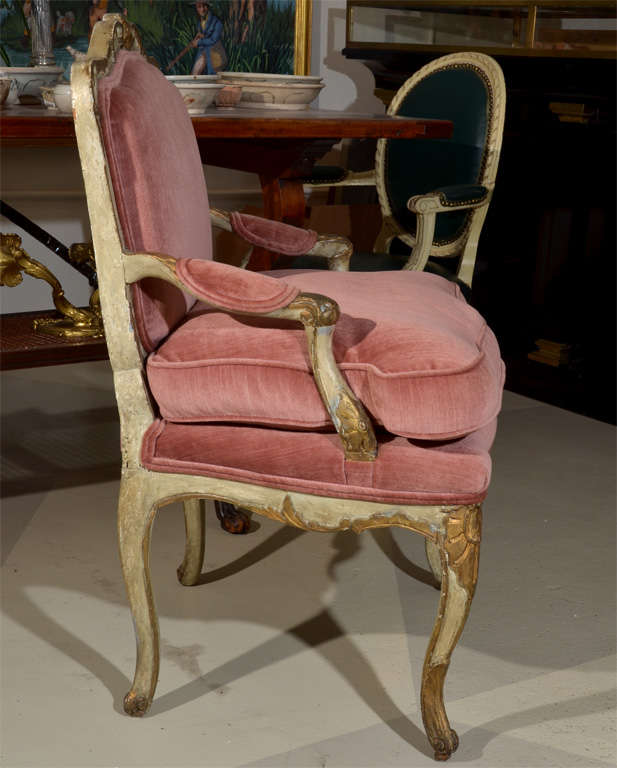 Neo-Classical Style Italian Fauteuil For Sale at 1stDibs