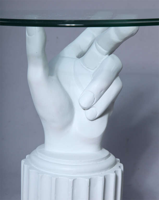 Hand Accent Table at 1stDibs