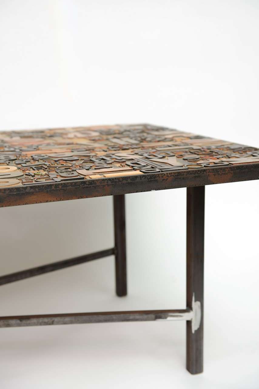 Letterpress Table at 1stDibs