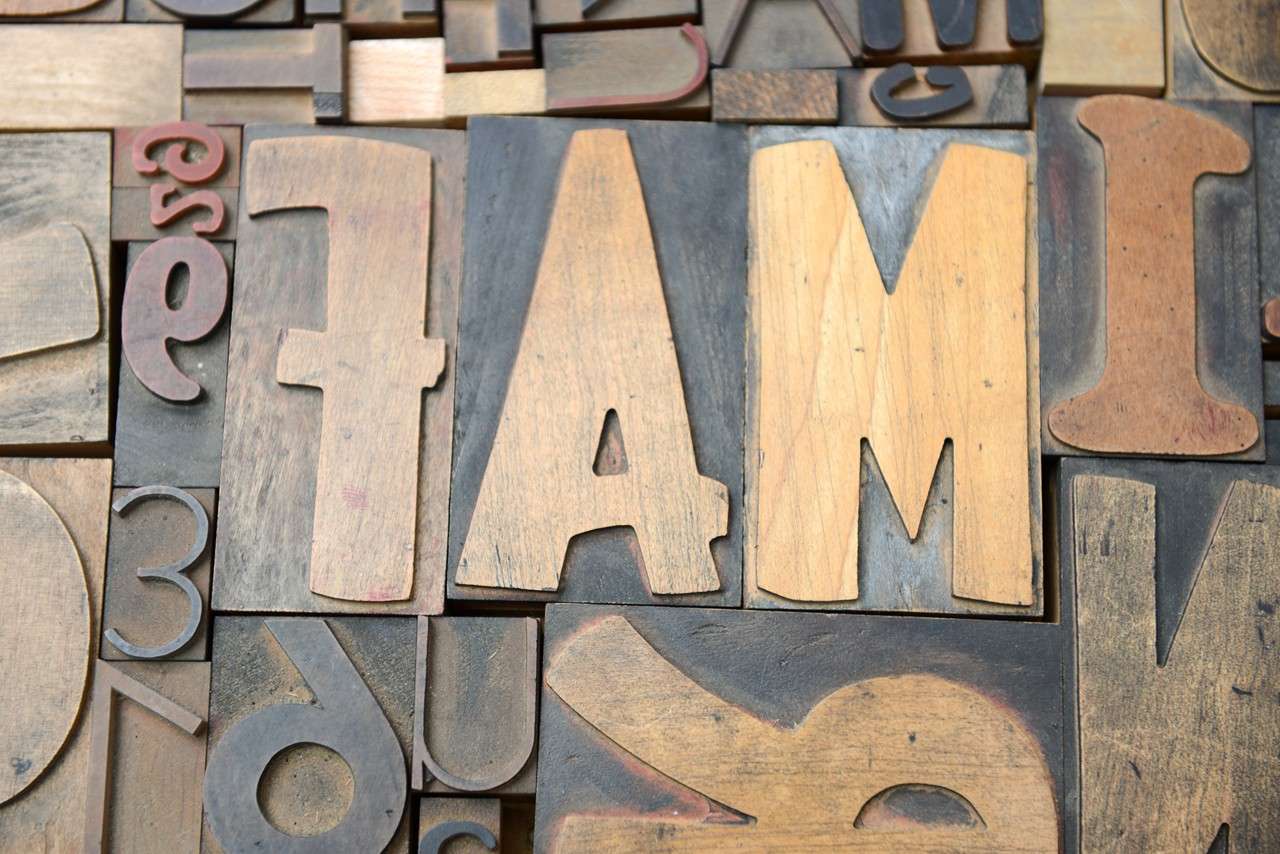 Letterpress Table at 1stDibs