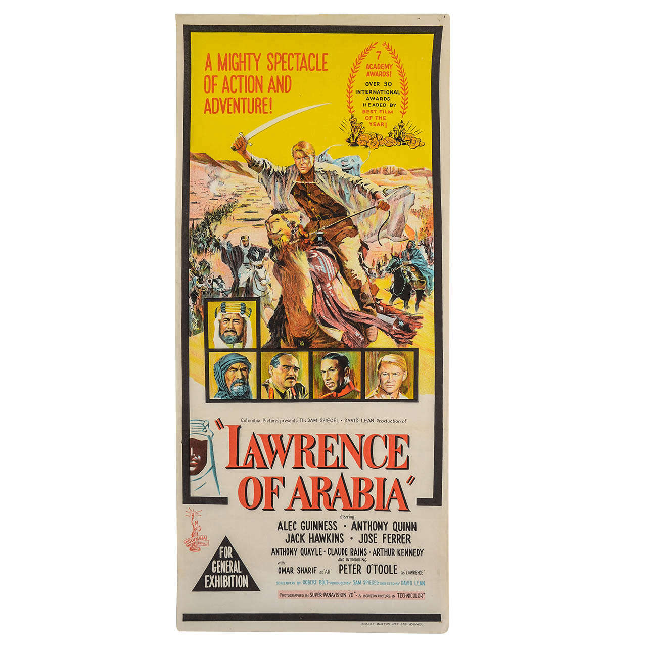 Original Film Poster 'Lawrence of Arabia' (Australian) at 1stDibs