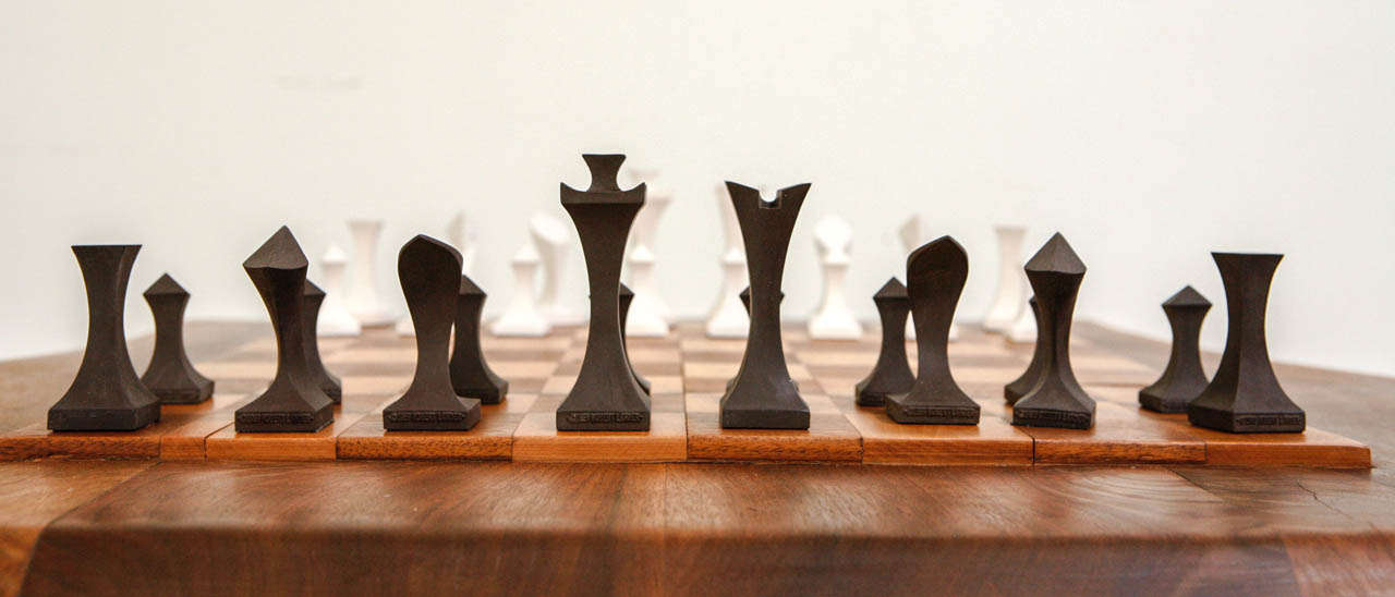 Modern Chess Set by Robert Lander at 1stDibs