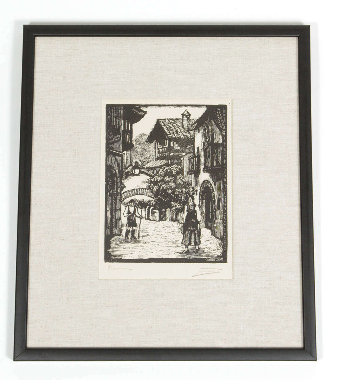 Gravures sur bois anciennes de Juan Castells Marti - En vente sur 1stDibs
