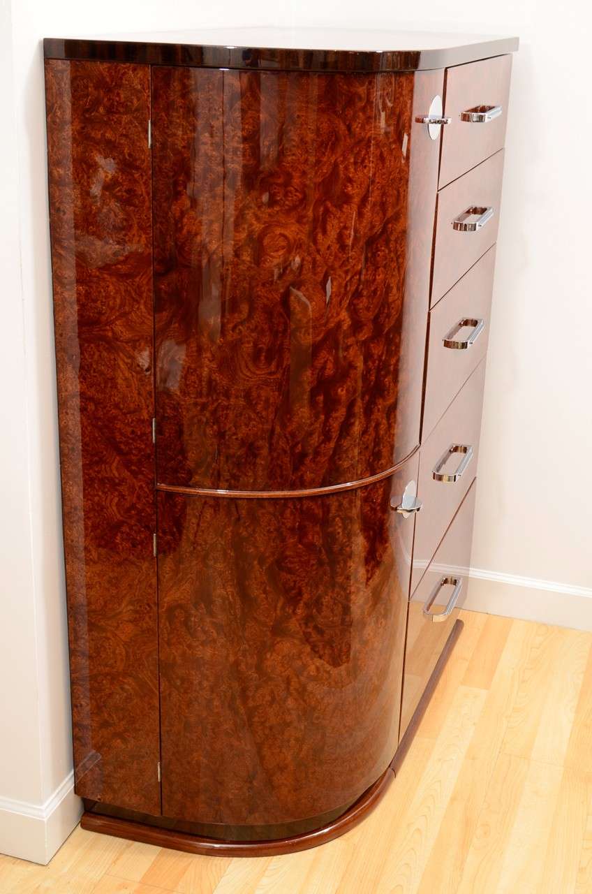 Art Deco High Chest at 1stDibs