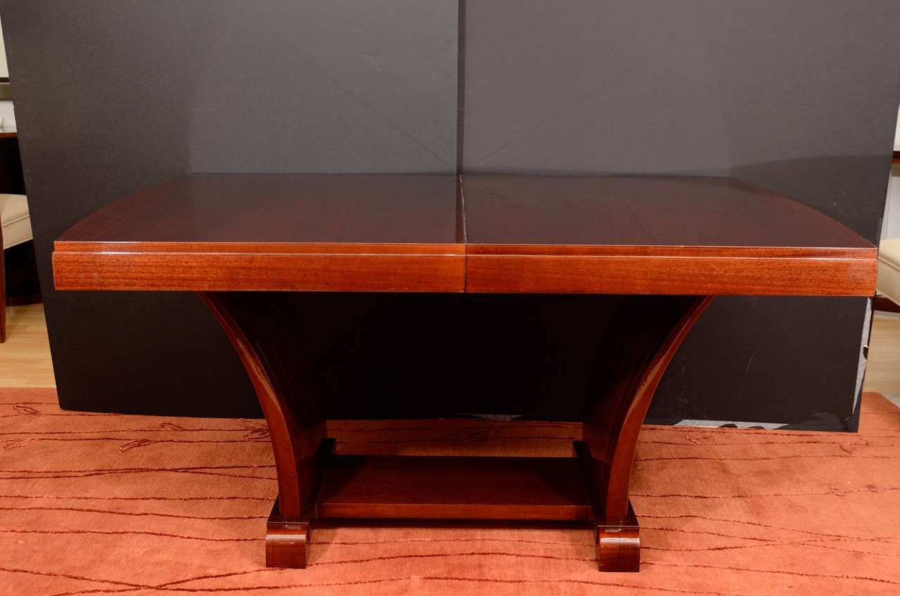 Art Deco Streamline Dining Table at 1stDibs
