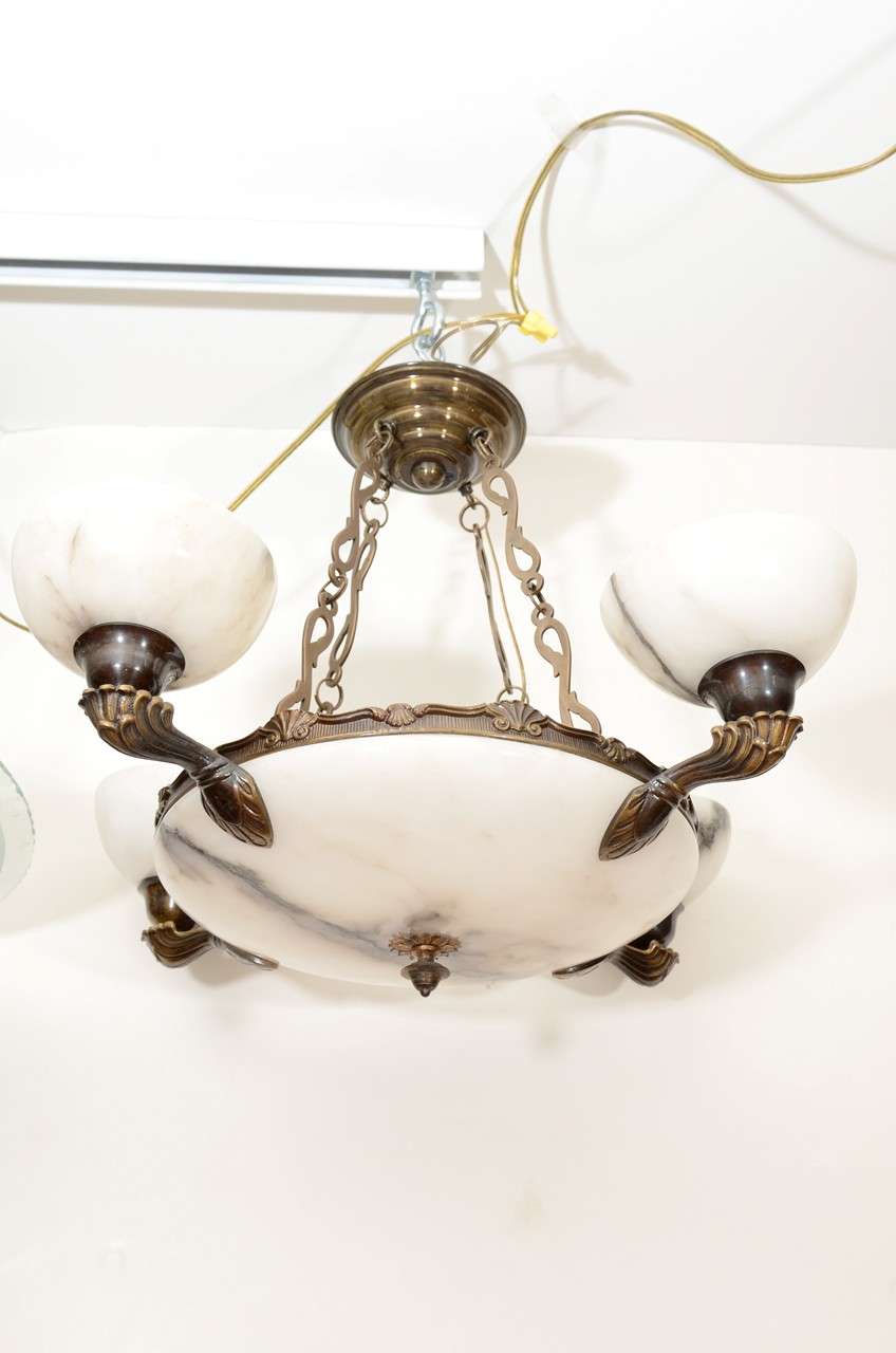 Alabaster Light Fixture at 1stDibs | alabaster light fixtures