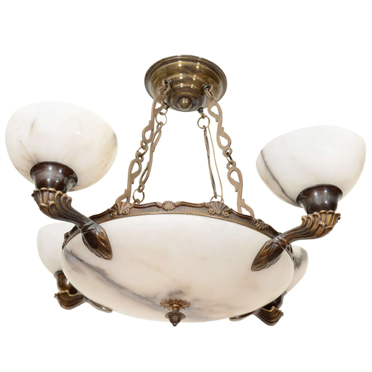 Alabaster Light Fixture at 1stDibs | alabaster light fixtures
