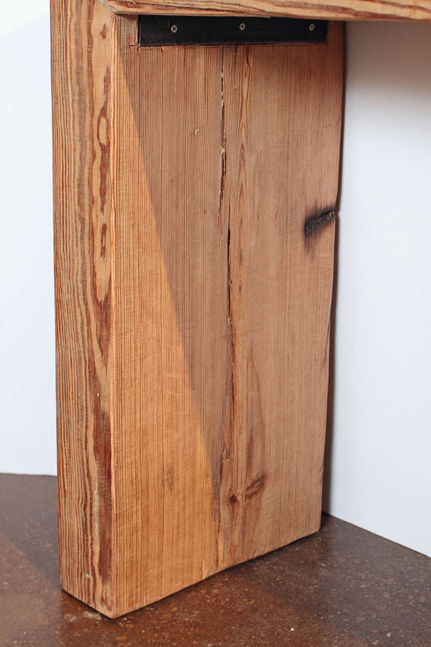 Console Table from Reclaimed Pine Beams at 1stDibs