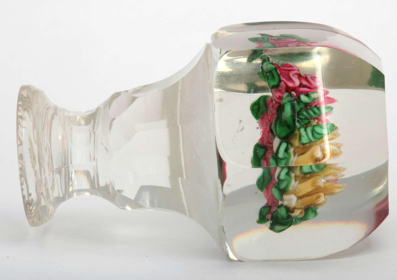 A Rare Russian Glass Paperweight Seal For Sale at 1stDibs