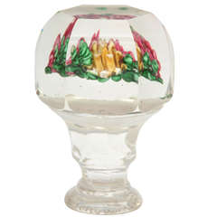 A Rare Russian Glass Paperweight Seal For Sale at 1stDibs